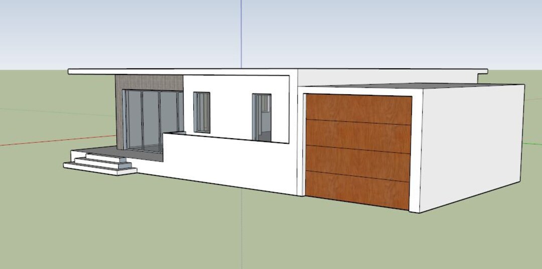 40x30 House Plan Modern House Design 2 Bathrooms House - Etsy Australia