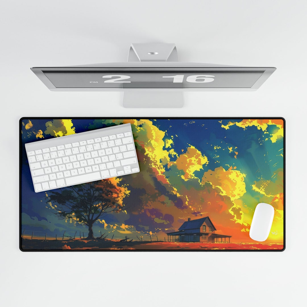 Desk Mat Cut,desk Floor Mat,japan Desk Mat,corner Desk Mat,rgb Desk Mat ...