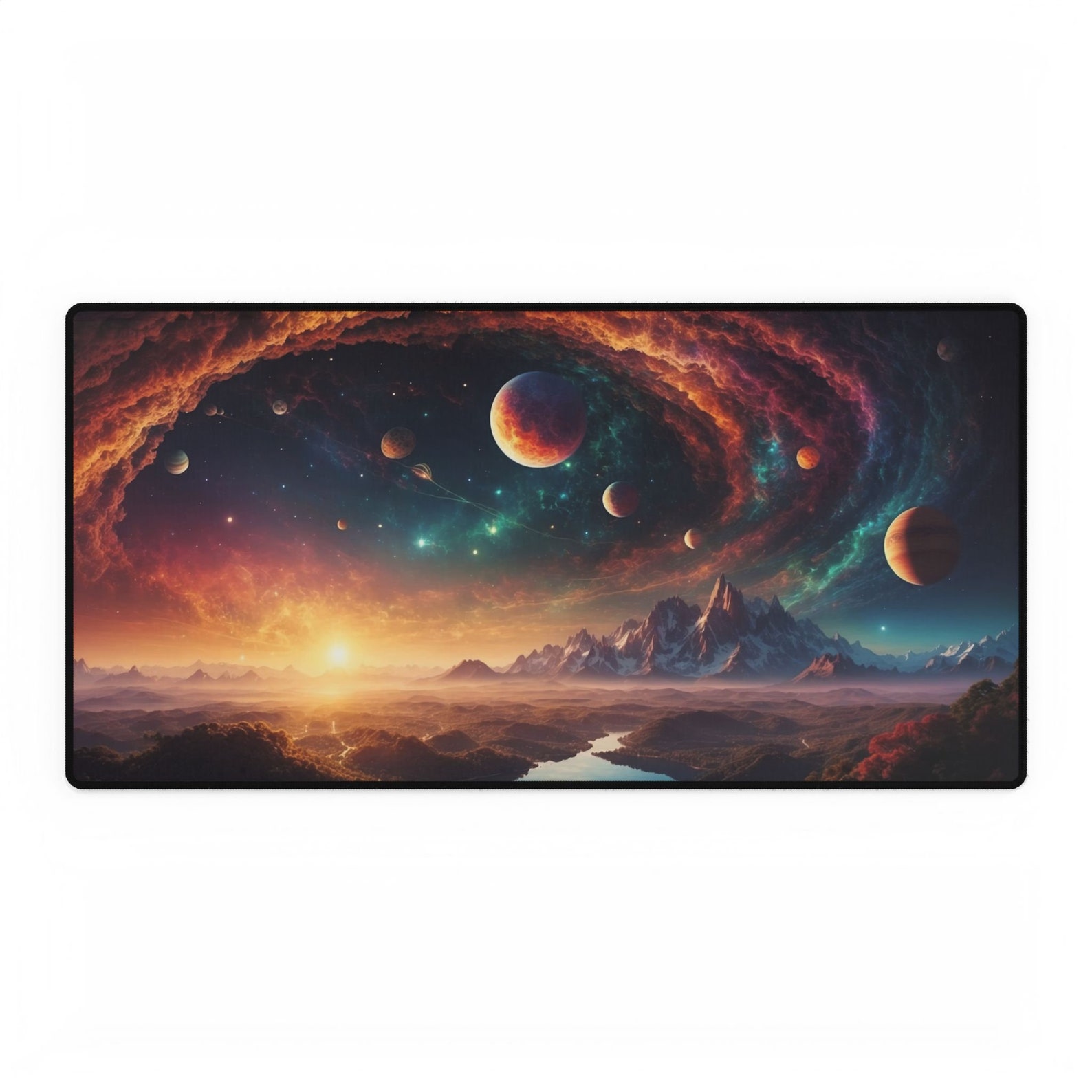 Desk Mat Mountains,girly Desk Mat,corner Desk Mat,rgb Desk Mat,waifu ...