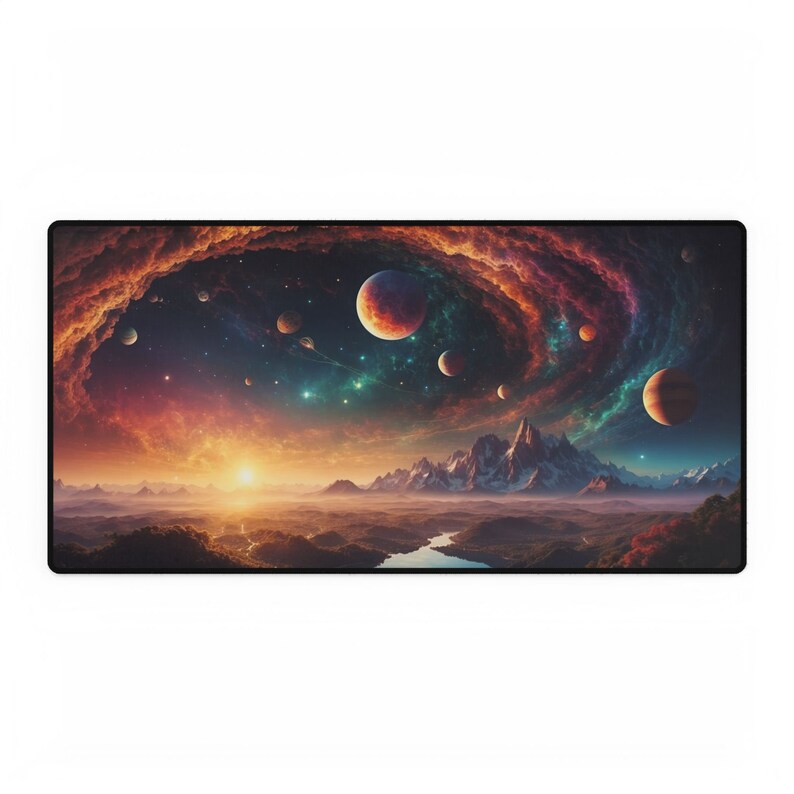 Desk Mat Mountains,girly Desk Mat,corner Desk Mat,rgb Desk Mat,waifu ...