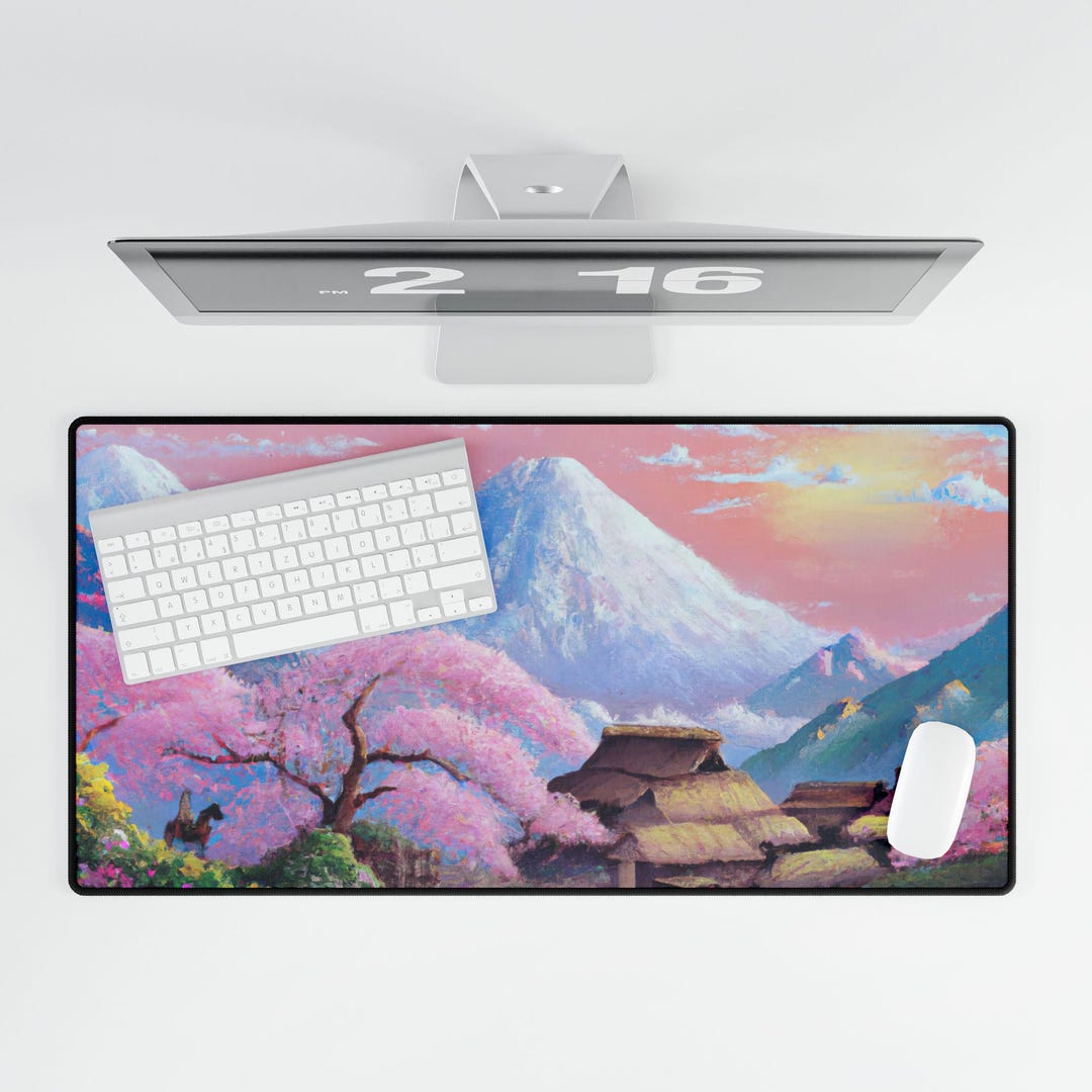Japan Mousepad, Corner Desk Mat,rgb Desk Mat,waifu Desk Mat,matcha Desk ...
