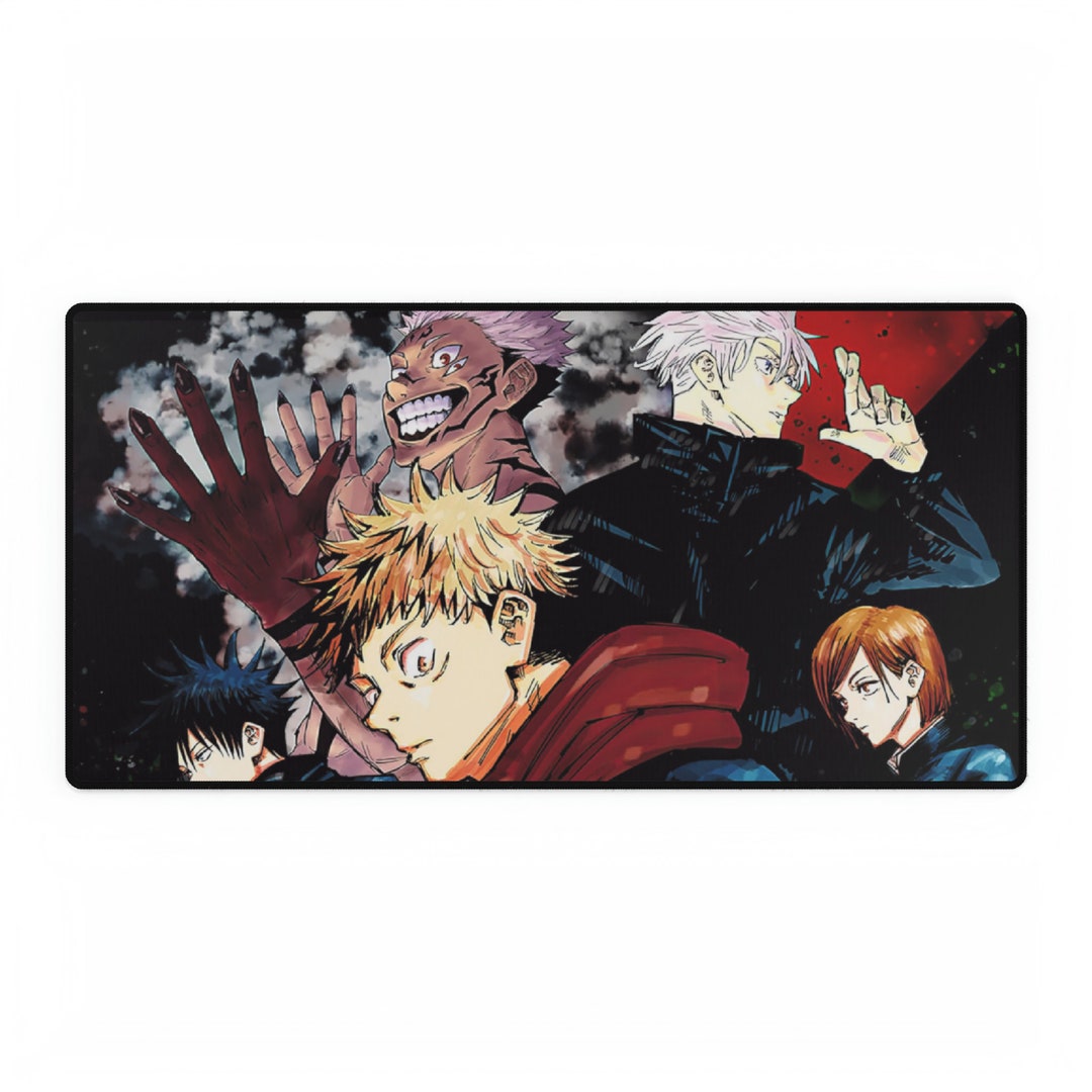 Anime Desk Pad Ryomen Sukuna Anime, Yuta Okkotsu Appareal,yuji Itadori ...