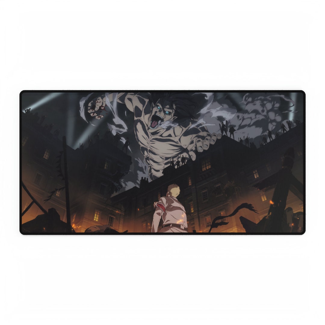 Desk Pad Levi Ackerman Regalo Anime per Hanji Zoe, Mouse Pad Mikasa Ed ...