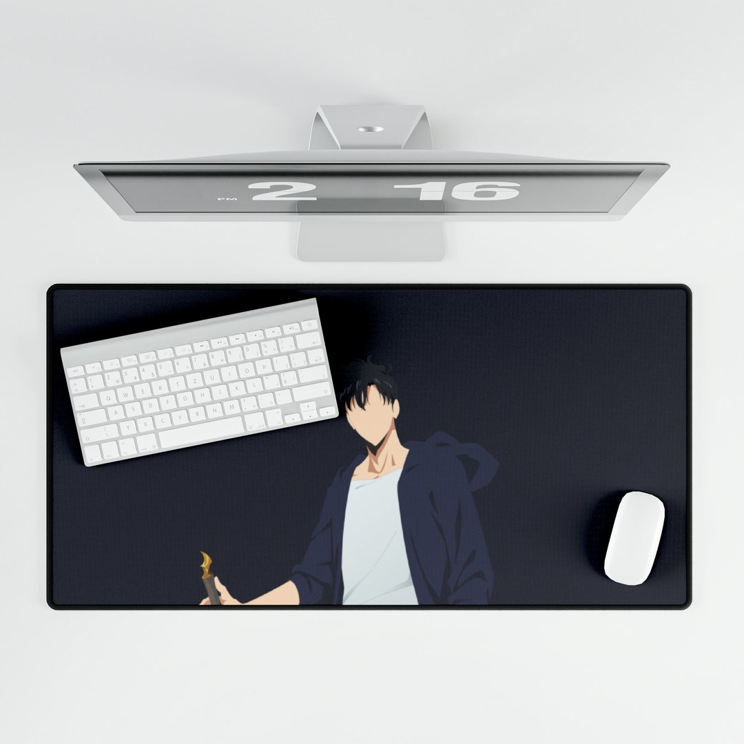 Sung Jin Woo Mousepad, Igris and Manhwa RGB Mouse Pad, Cha Hae in Anime ...