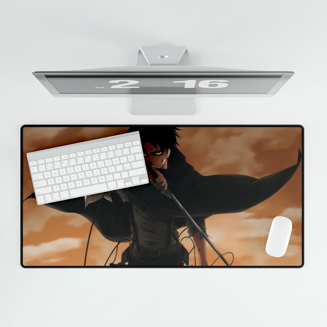 Desk Pad Levi Ackerman, Marco Bodt per Reiner, Regalo Anime per Hanji ...