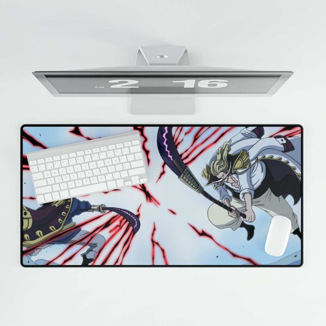 White Beard Mouse Pad, Luffy, Luffy Monkey, Zoro, Pirate, Gear 5, Luffy ...