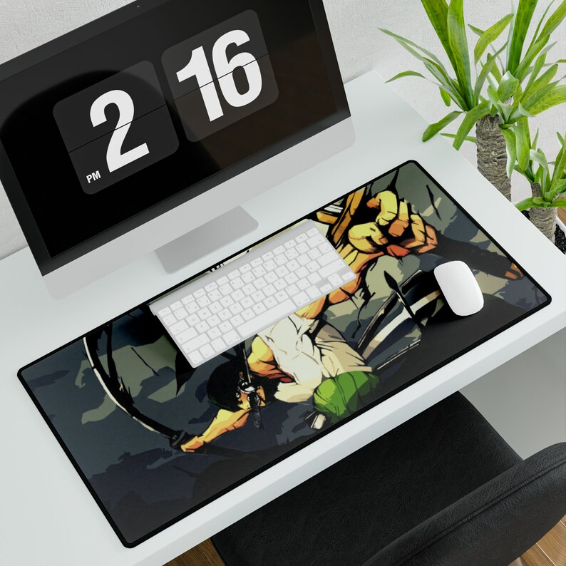 Roronoa Zoro Mousepad, Luffy, Luffy Monkey, Zoro, Pirate, Gear 5, Luffy ...