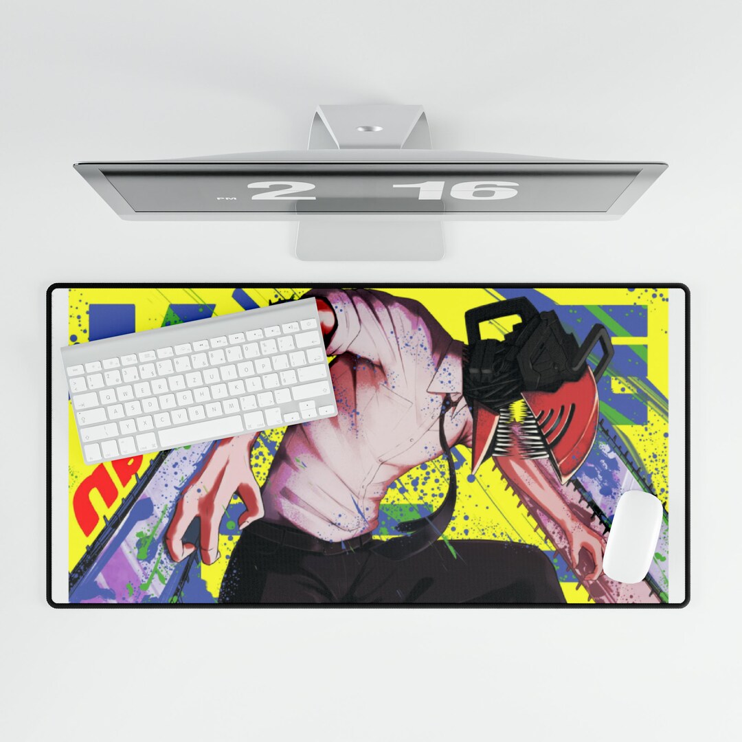 Chainsaw Man, XXL Mouse Pad, Chainsaw Man Mousepad, Denji Mousepad ...