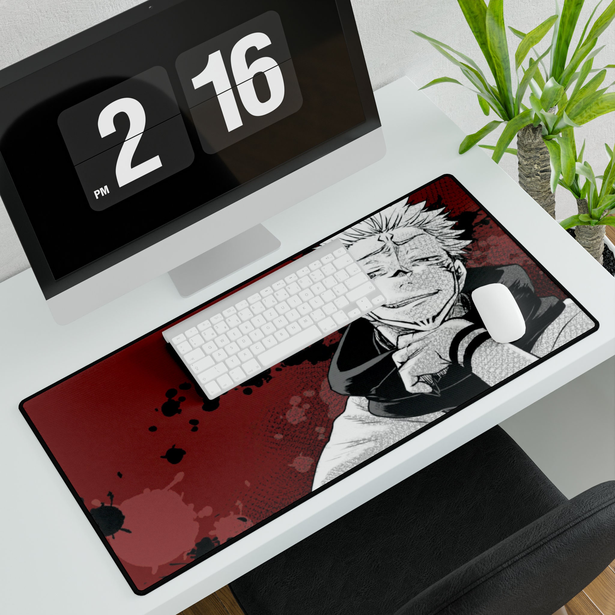 Anime Desk Pad Ryomen Sukuna Anime, Yuta Okkotsu Appareal,yuji Itadori ...