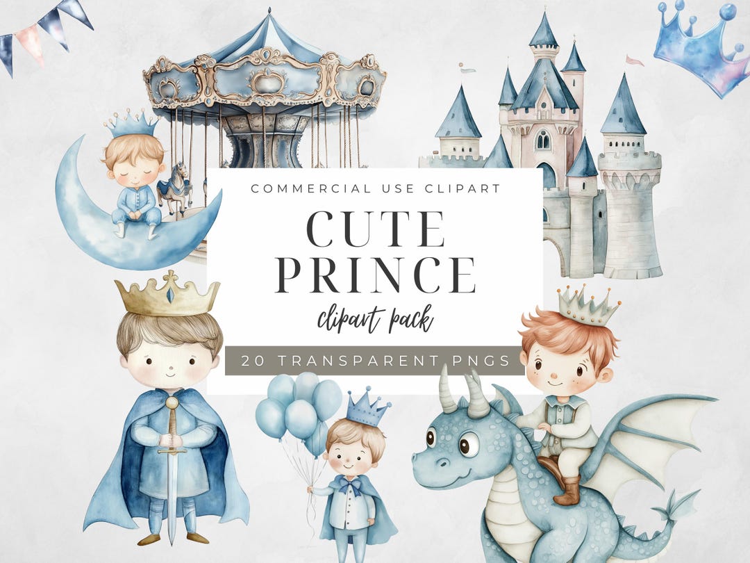 Prince PNG Prince Clipart Birthday Boy PNG Birthday Boy Theme Clipart ...