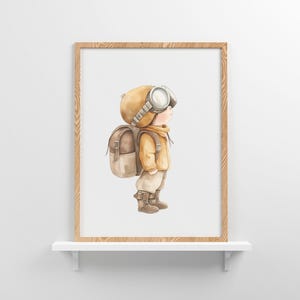 Kid Explorer Watercolor Clipart Pack Cute Kids Camping Gear and Nature ...