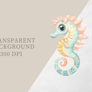Sea Creature Clipart Cute Ocean Animal Pngwatercolor Marine Life ...