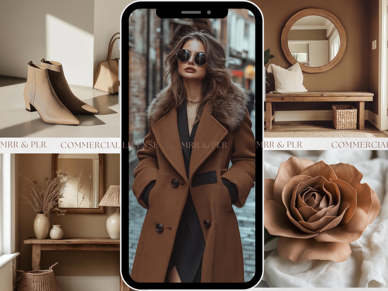 Mocha Mousse Aesthetic Stock Photos Neutral Minimalist Home and ...