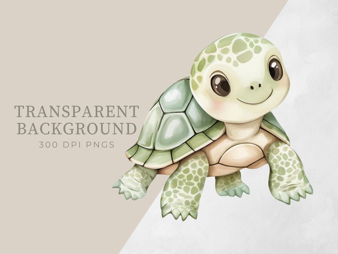 Watercolor Sea Creatures Clipart: Pastel Ocean Animals (digital ...