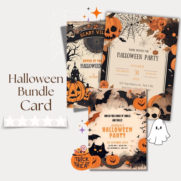 Halloween Invitation - Etsy