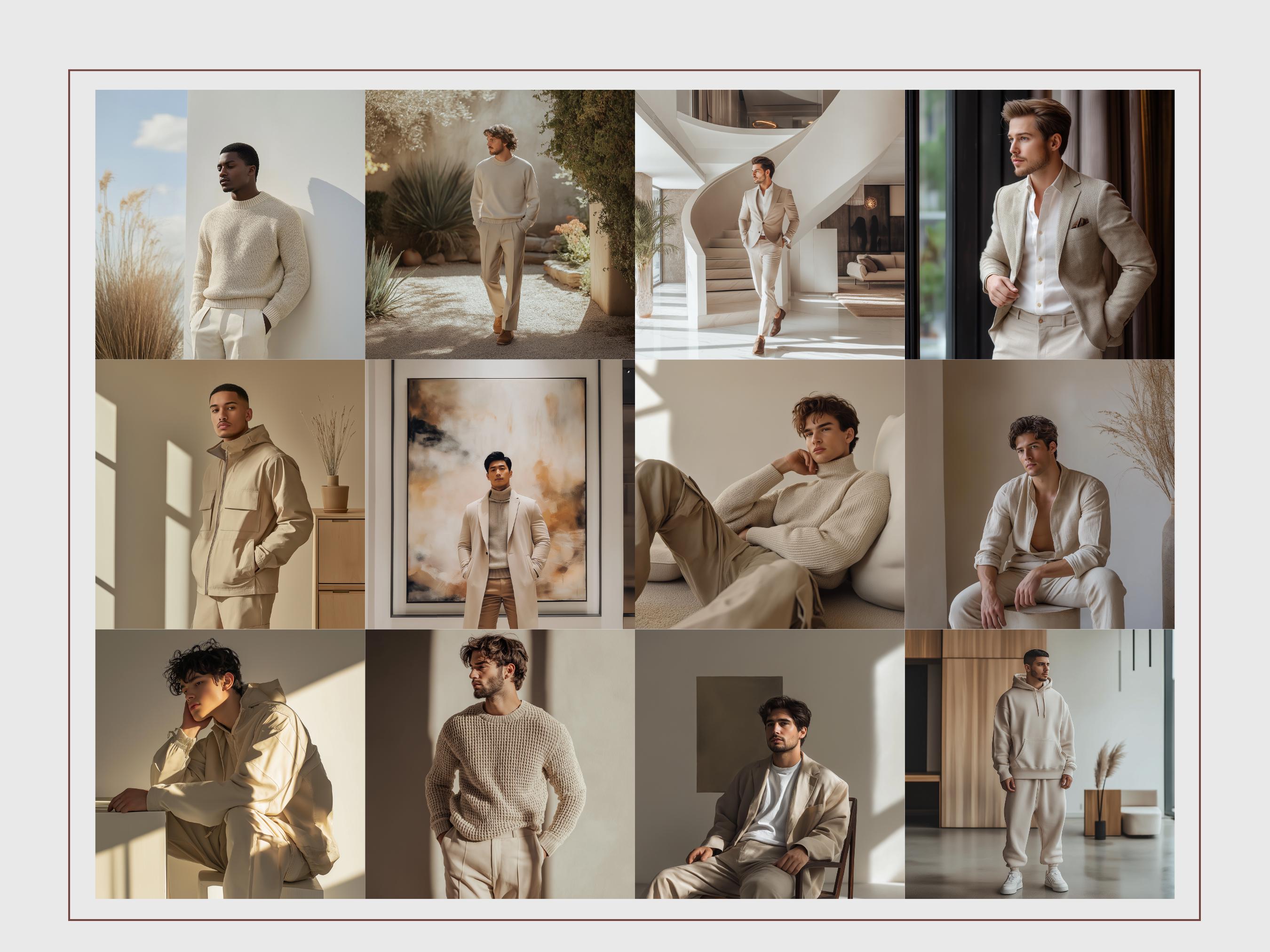 Men Aesthetic Outfit Stock Photos Men Fashion Model Lifestyle Blogger ...