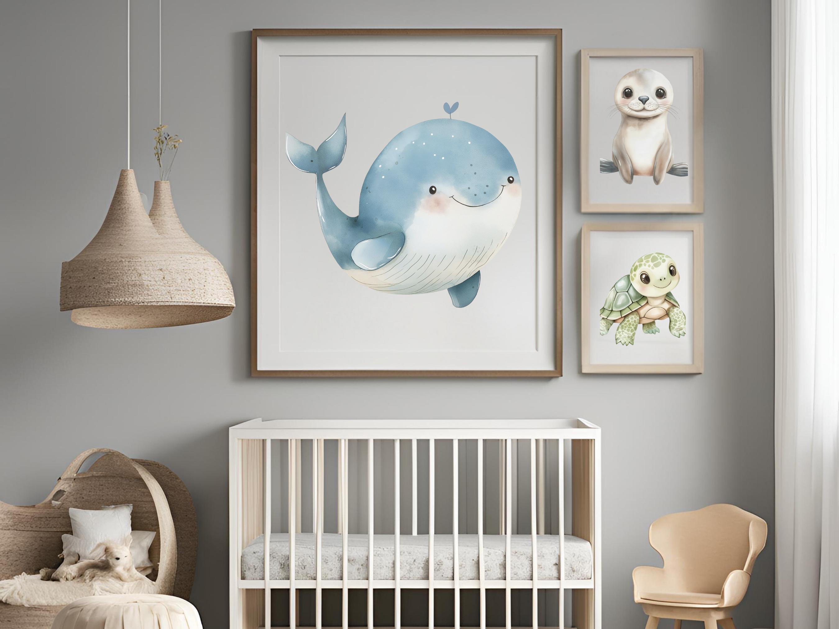 Watercolor Sea Creatures Clipart: Pastel Ocean Animals (digital ...