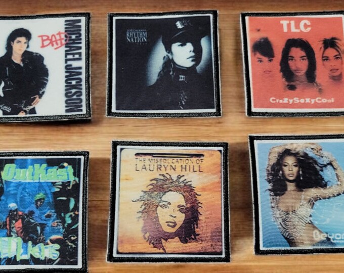 Album Cover Iron-on Patches - Etsy