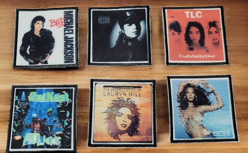 Album Cover Iron-on Patches - Etsy