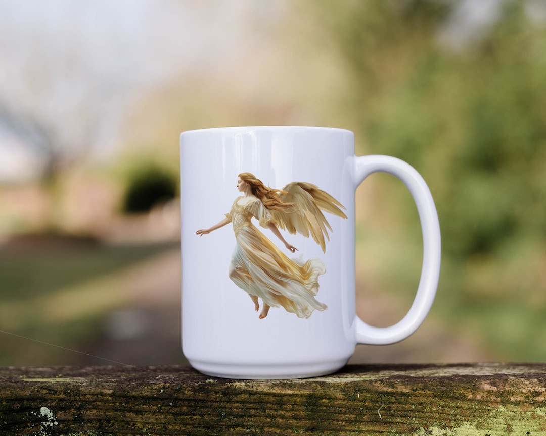 Angelic Mug,angel Mug,angel Cup,religious Mug,religious Art,christian ...