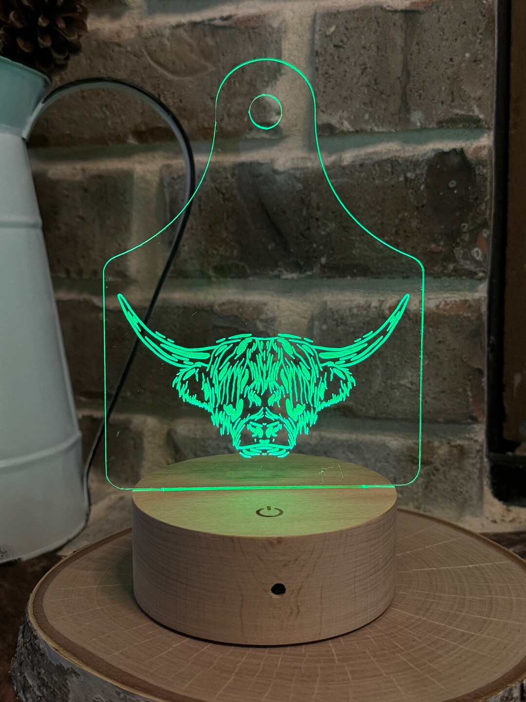 Highland Cow LED Sign | Lighted Sign | Highland Cow | Night Light ...