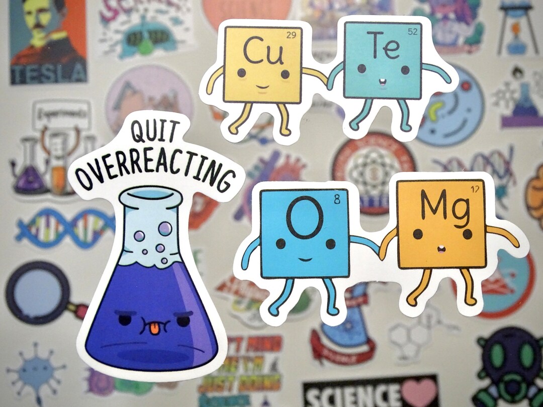 Science Sticker Pack / Sticker Pack, Funny, Stickers - Etsy