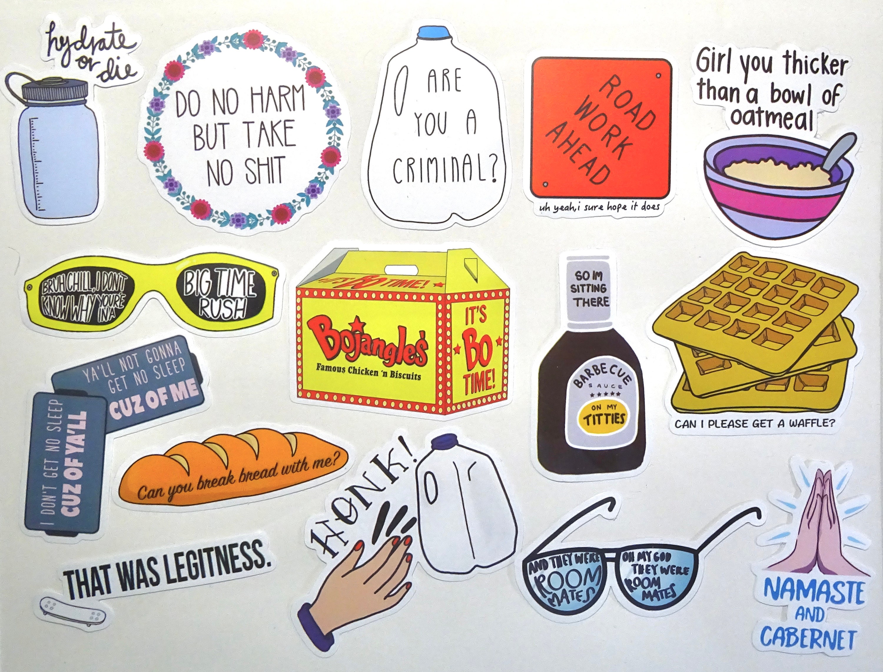 50 Pcs Meme Phrases Sticker Pack / Funny, Vines, Stickers - Etsy