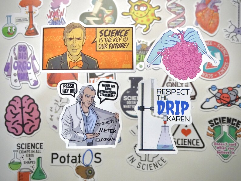 Science Sticker Pack / Sticker Pack, Funny, Stickers - Etsy