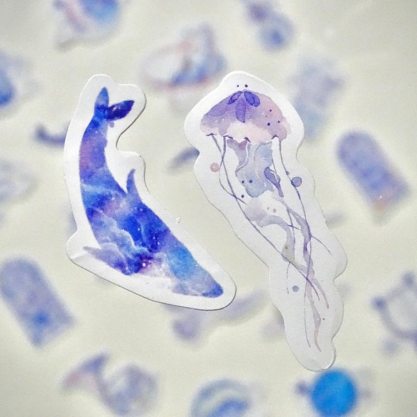 Sea Blue Sticker - Etsy