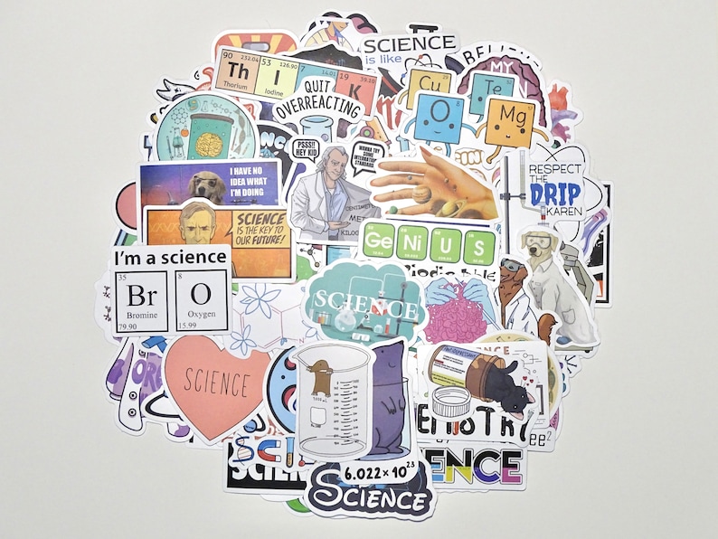 Science Sticker Pack / Sticker Pack, Funny, Stickers - Etsy
