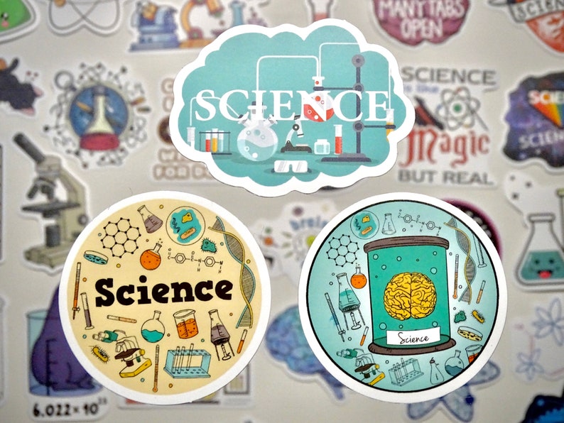 Science Sticker Pack / Sticker Pack, Funny, Stickers - Etsy