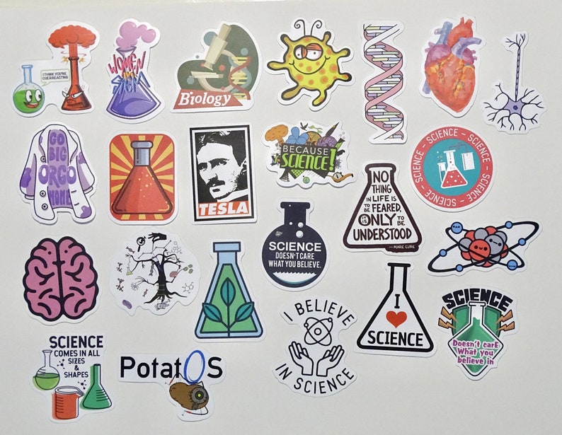 Science Sticker Pack / Sticker Pack, Funny, Stickers - Etsy