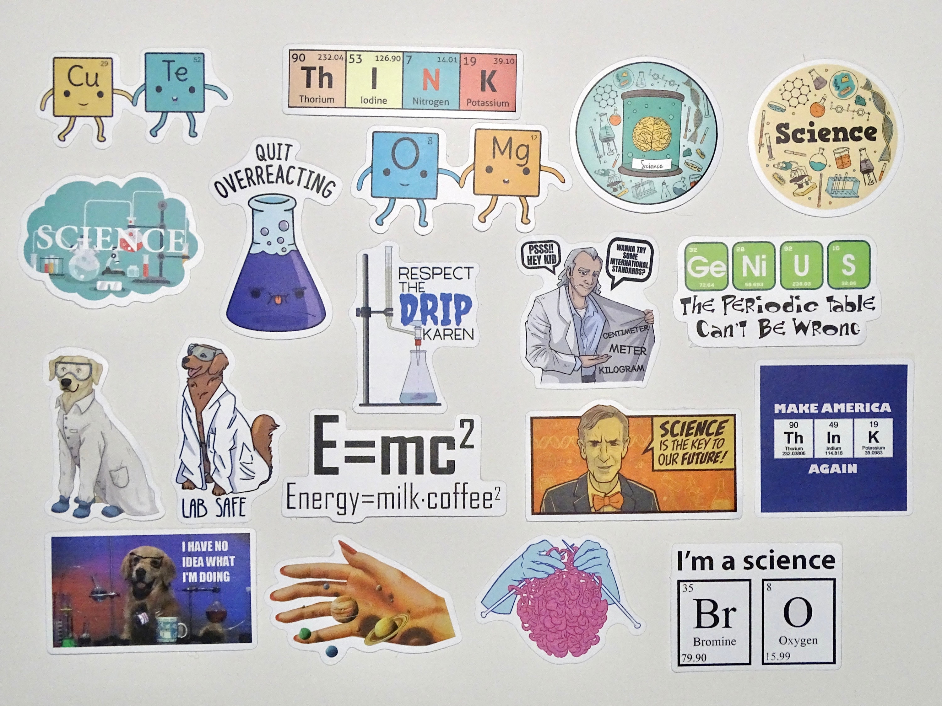 Science Sticker Pack / Sticker Pack, Funny, Stickers - Etsy