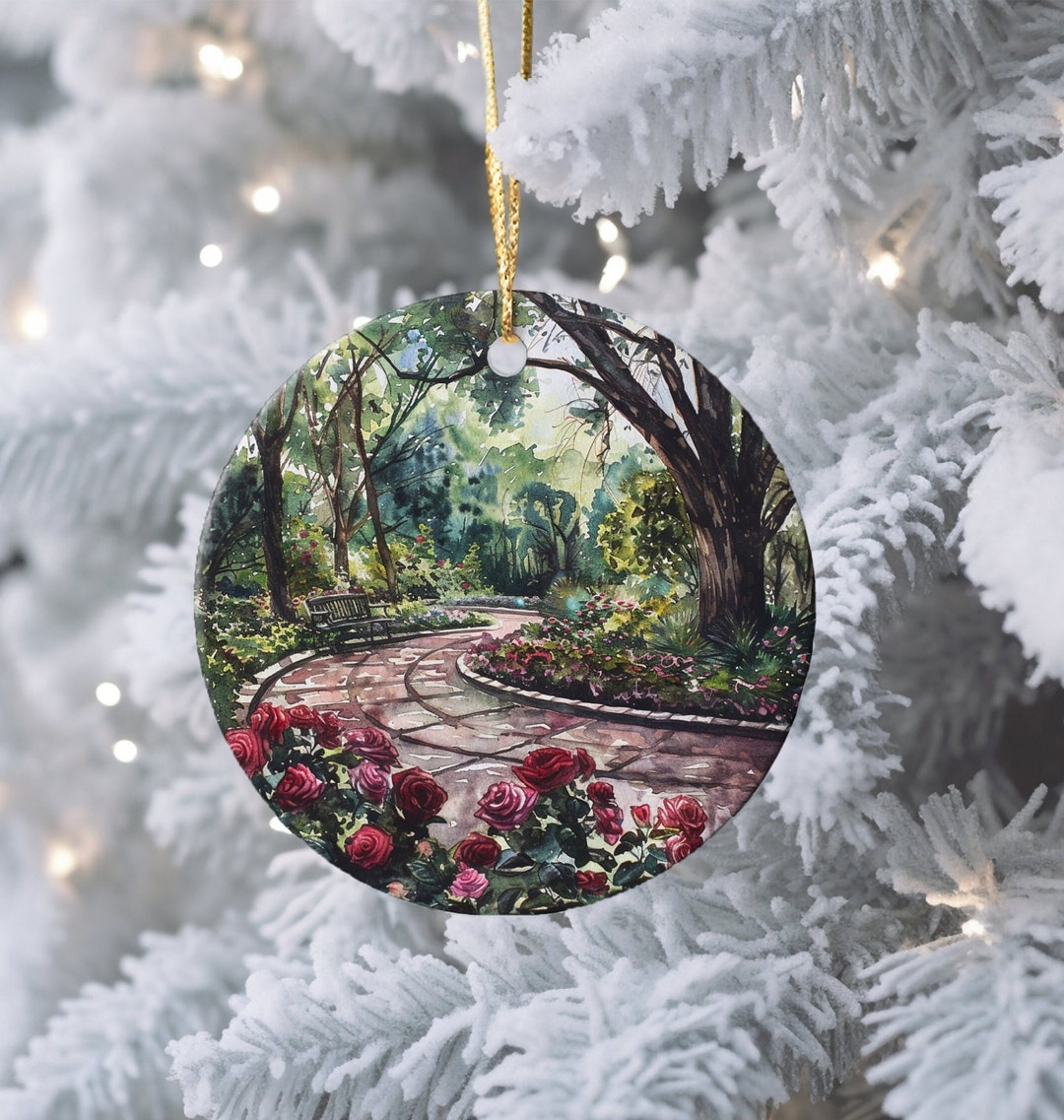 Oklahoma State Flower Ornament-oklahoma Rose-perfect for Wedding Gift ...