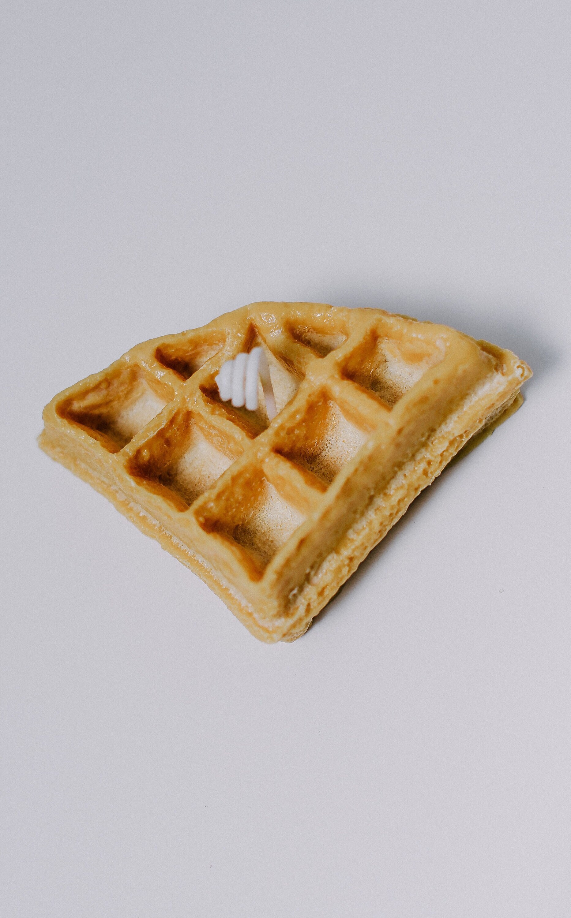 Waffle Shaped Candle or Wax Melt, Maple Syrup Scented Realistic ...