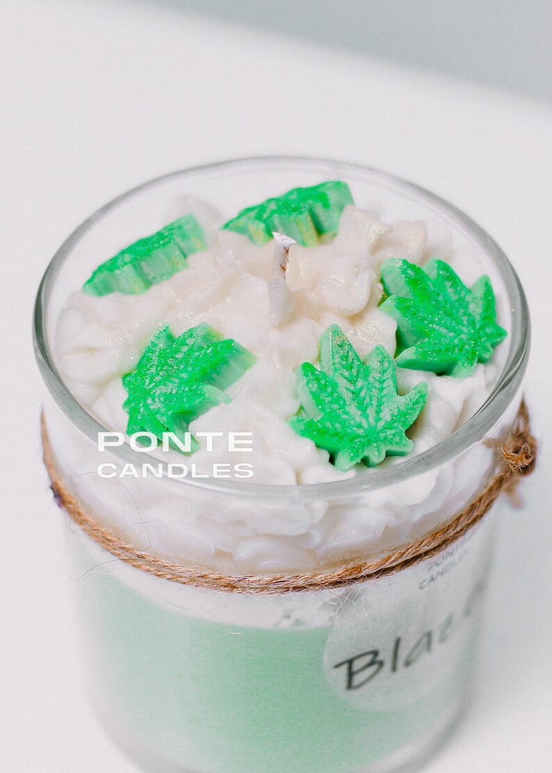 Weed Leaf Candle Mary Jane, Joint, Blaze It, Blazed, 420, Tree, Bud, Soy Wax Candle, Choose Size ...