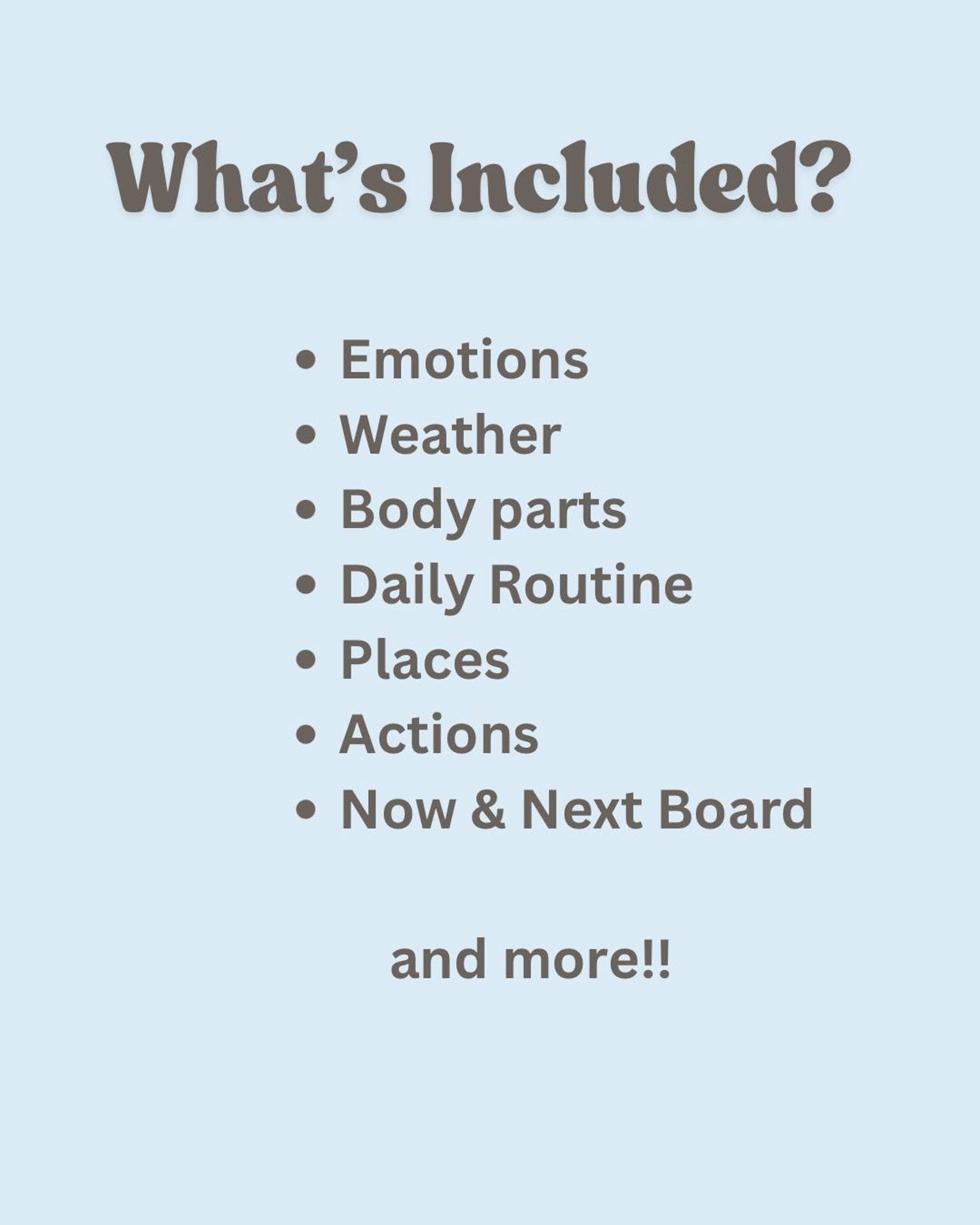 Non-verbal Communication Board / Visual Cards / Visual Time Table / Now ...