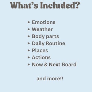 Non-verbal Communication Board / Visual Cards / Visual Time Table / Now ...