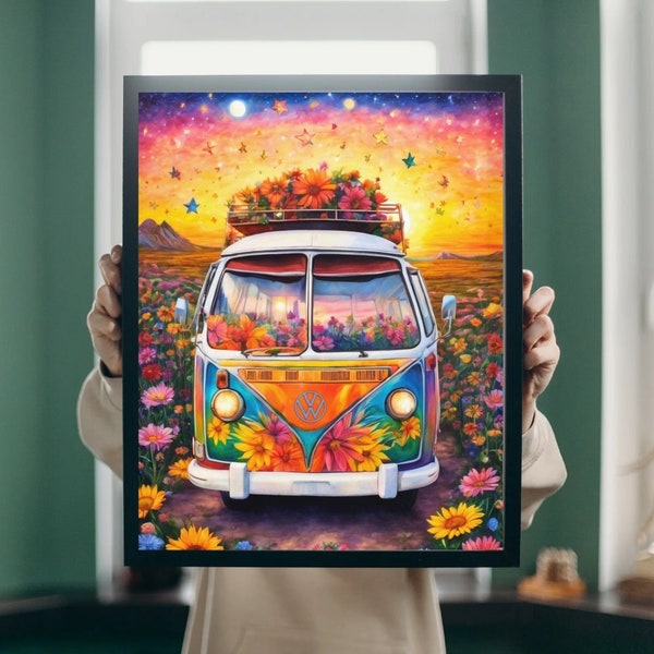 Hippie Wall Art - Etsy