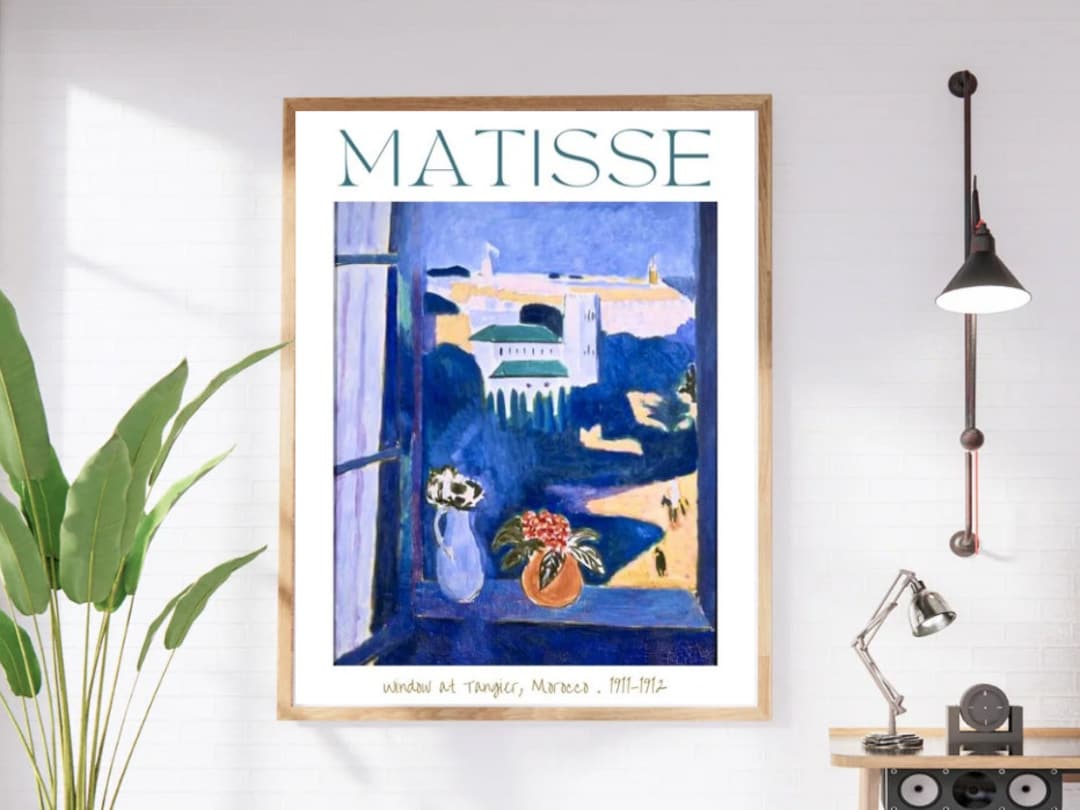 MATISSE WINDOW at TANGIER Digital Download Printable Artwork Henri ...