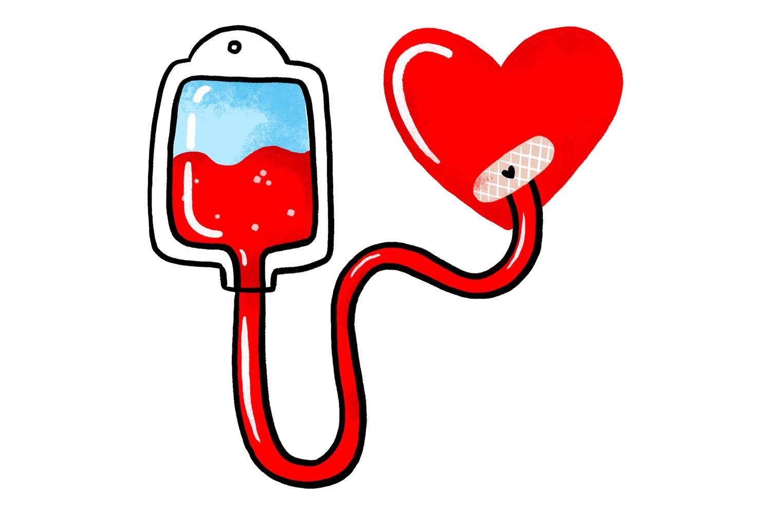 Blood Donation Donor Clipart Set, Blood Donor Day Illustration, Medical ...