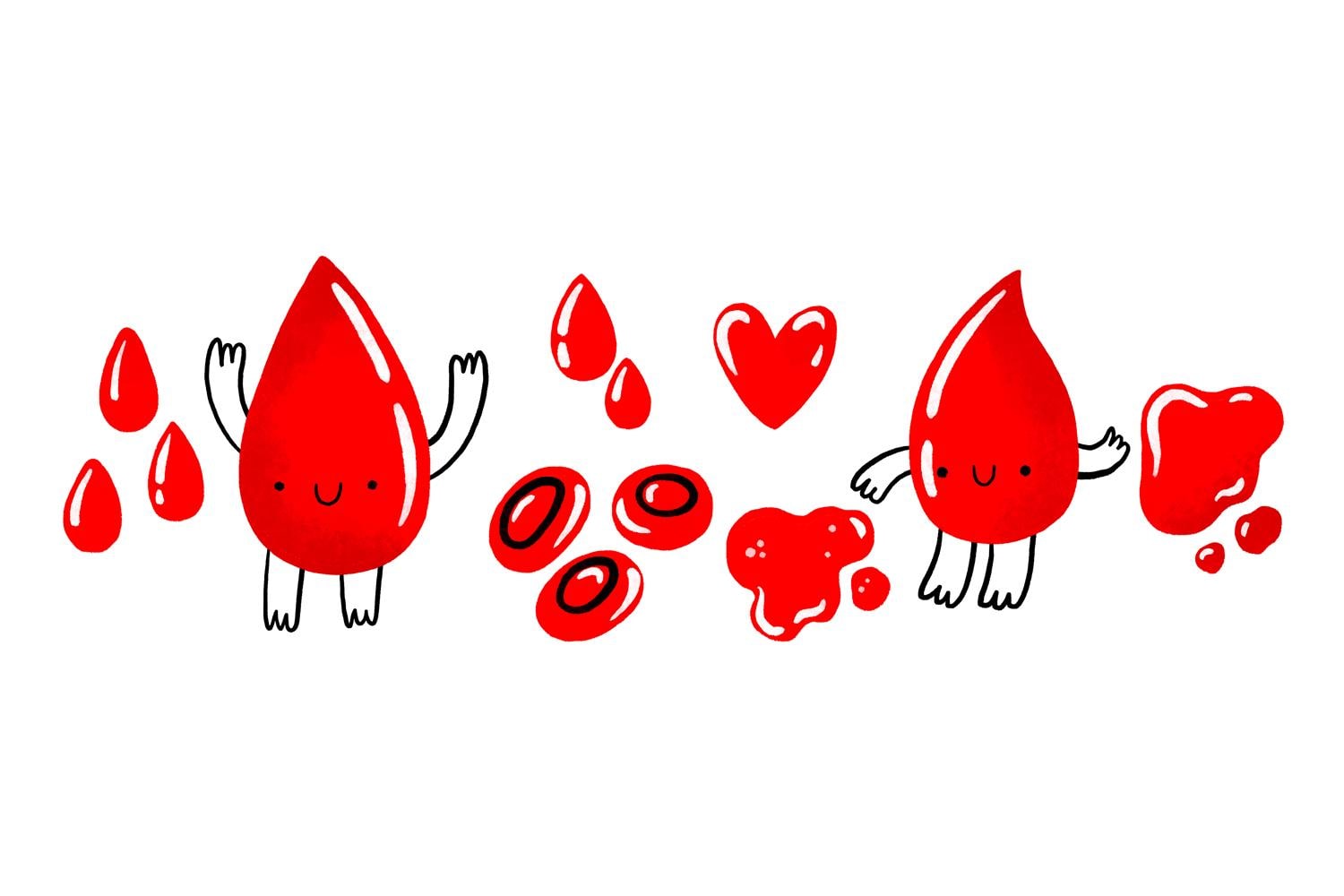 Blood Donor Cartoon - Blood Donation and Transfusion - Volunteering and ...