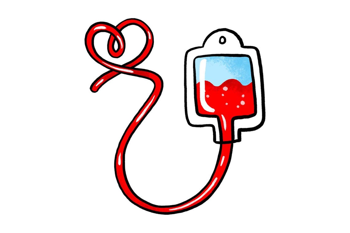 Blood Donation Donor Clipart Set, Blood Donor Day Illustration, Medical ...