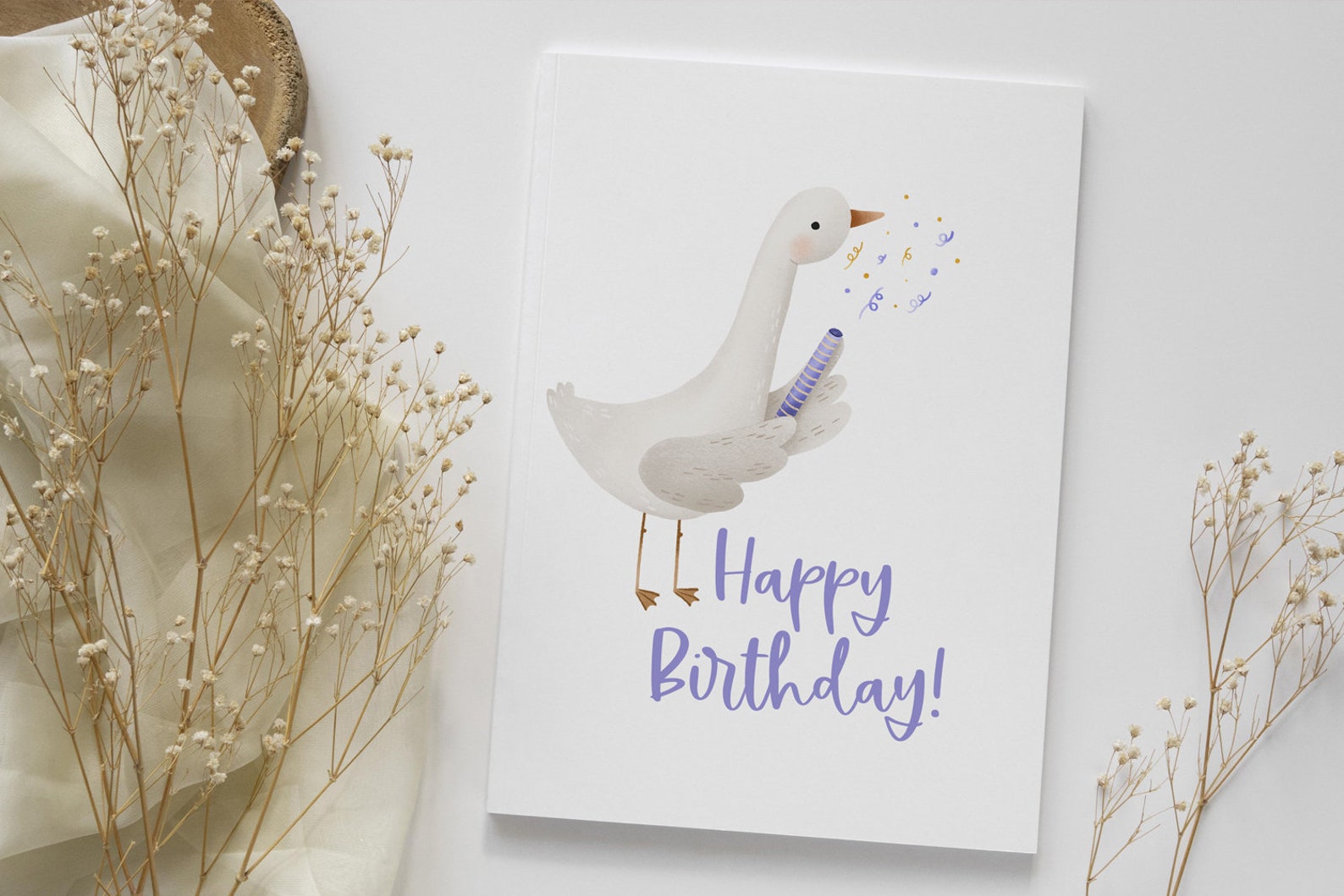 Happy Birthday Goose Clipart Painted Animal PNG Baby Clothing Clipart ...