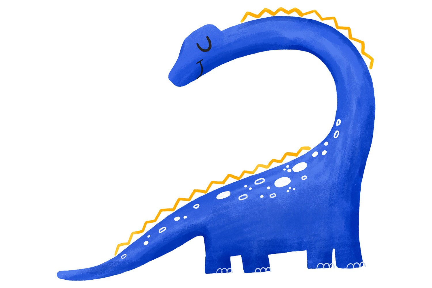 Dinosaur Illustration PNG. DIGITAL DOWNLOAD Hand Drawn Clipart Dino ...