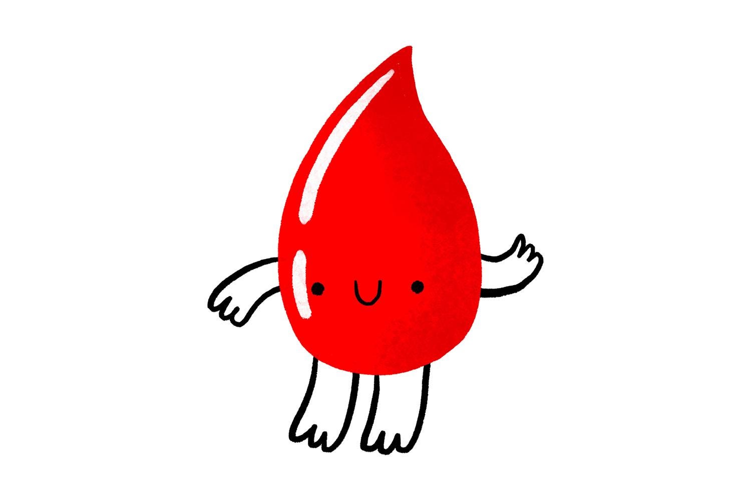 Blood Donor Cartoon - Blood Donation and Transfusion - Volunteering and ...