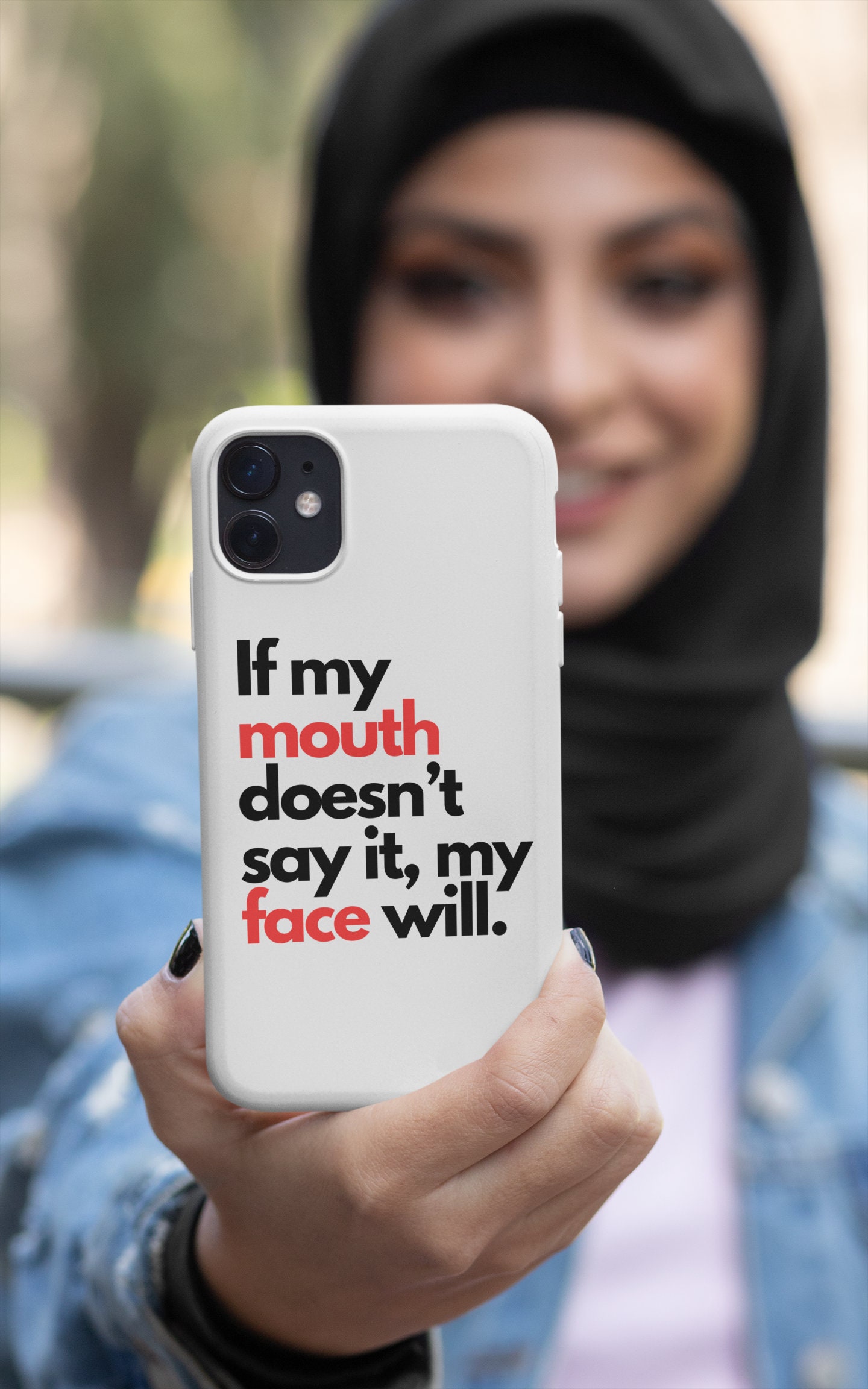 Funny, Comedy Phone Case With the Phrase if My Mouth Doesn't Say It My ...