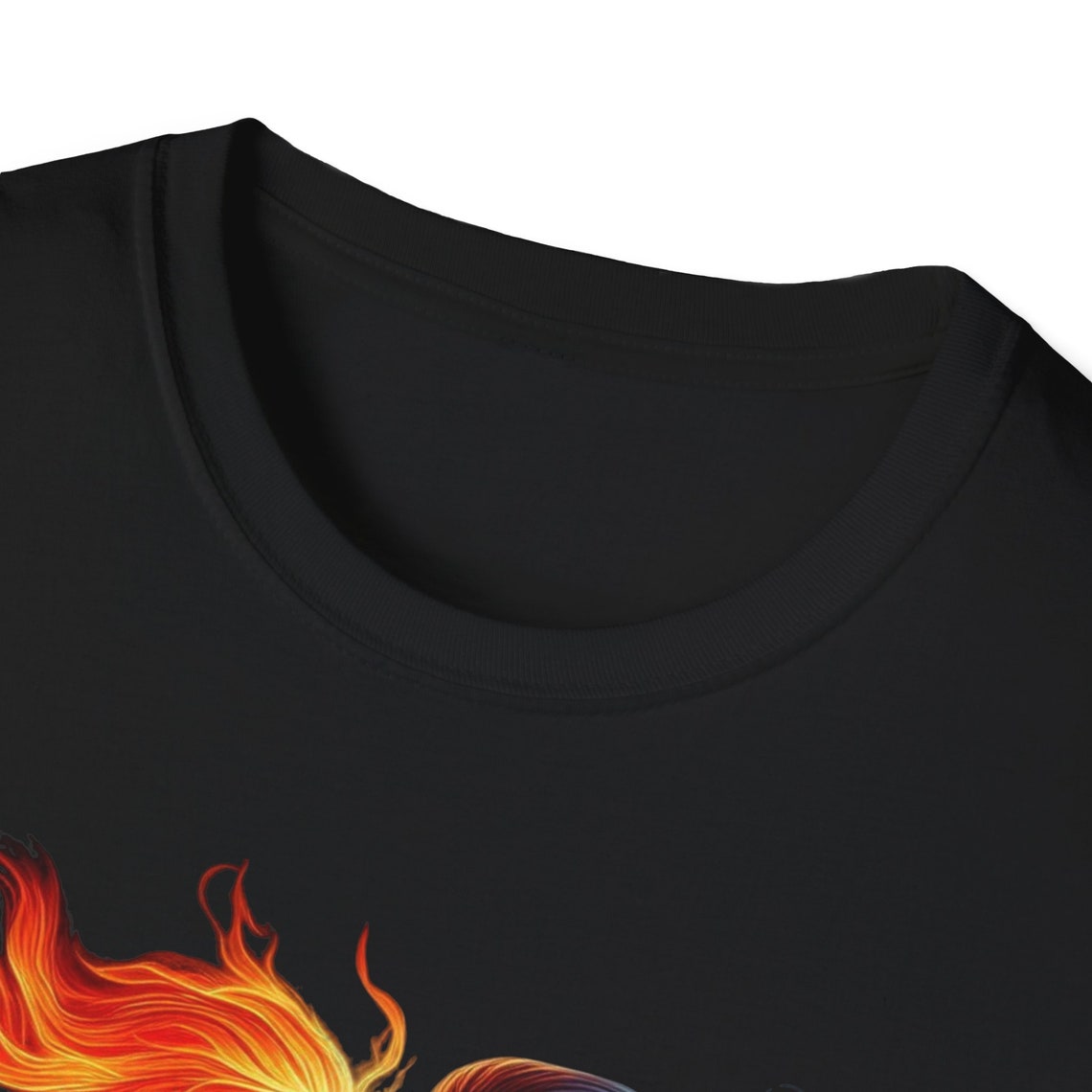 LGBTQ Art T-shirt Two Sexy Flame and Fantasy Ladies Embrace With ...
