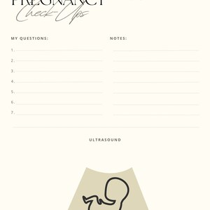 Printable Pregnancy Journal Kit, Bump to Baby Tracker PDF File for ...