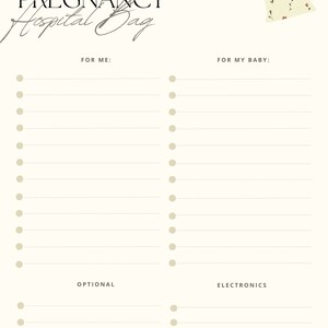 Printable Pregnancy Journal Kit, Bump to Baby Tracker PDF File for ...